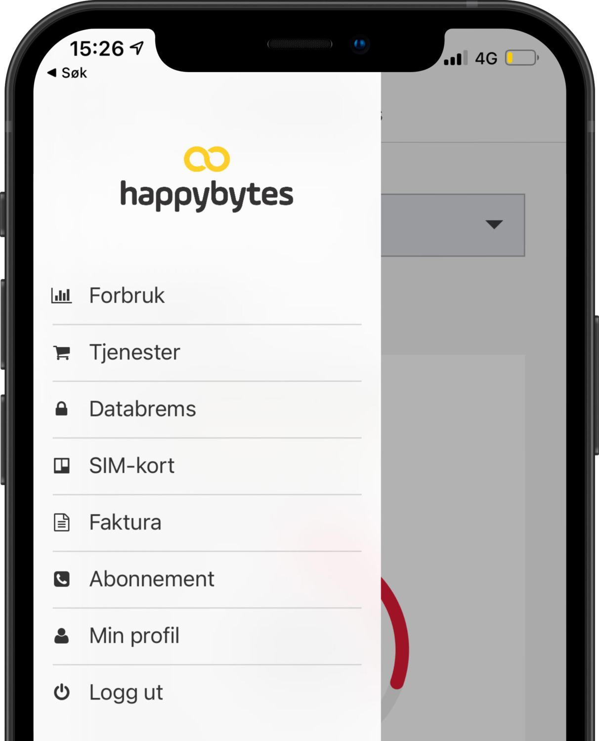 Selvbetjening på Min Side - Happybytes